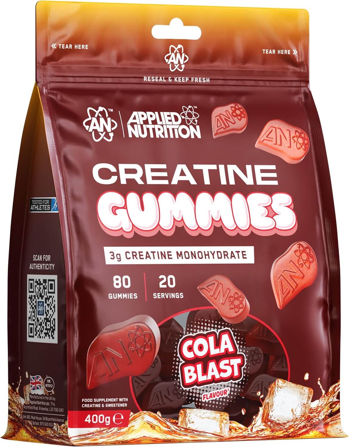 Applied Nutrition Creatine Monohydrate Gummies | Fitness Muscle Shop